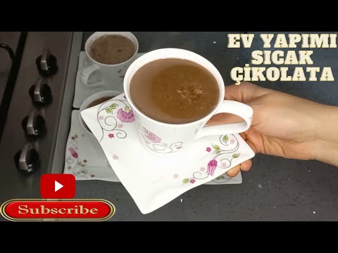 ev yapımı sıcak çikolata, evde sıcak çikolata yapımı, sıcak çikolata nasıl yapılır
