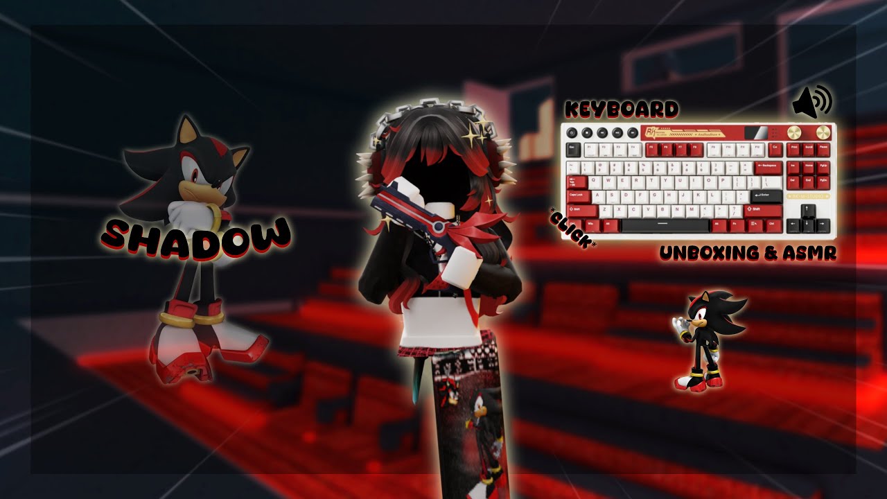 Playing MM2 as SHADOW *Keyboard ASMR* || ROYALKLUDGE COLLAB - YouTube