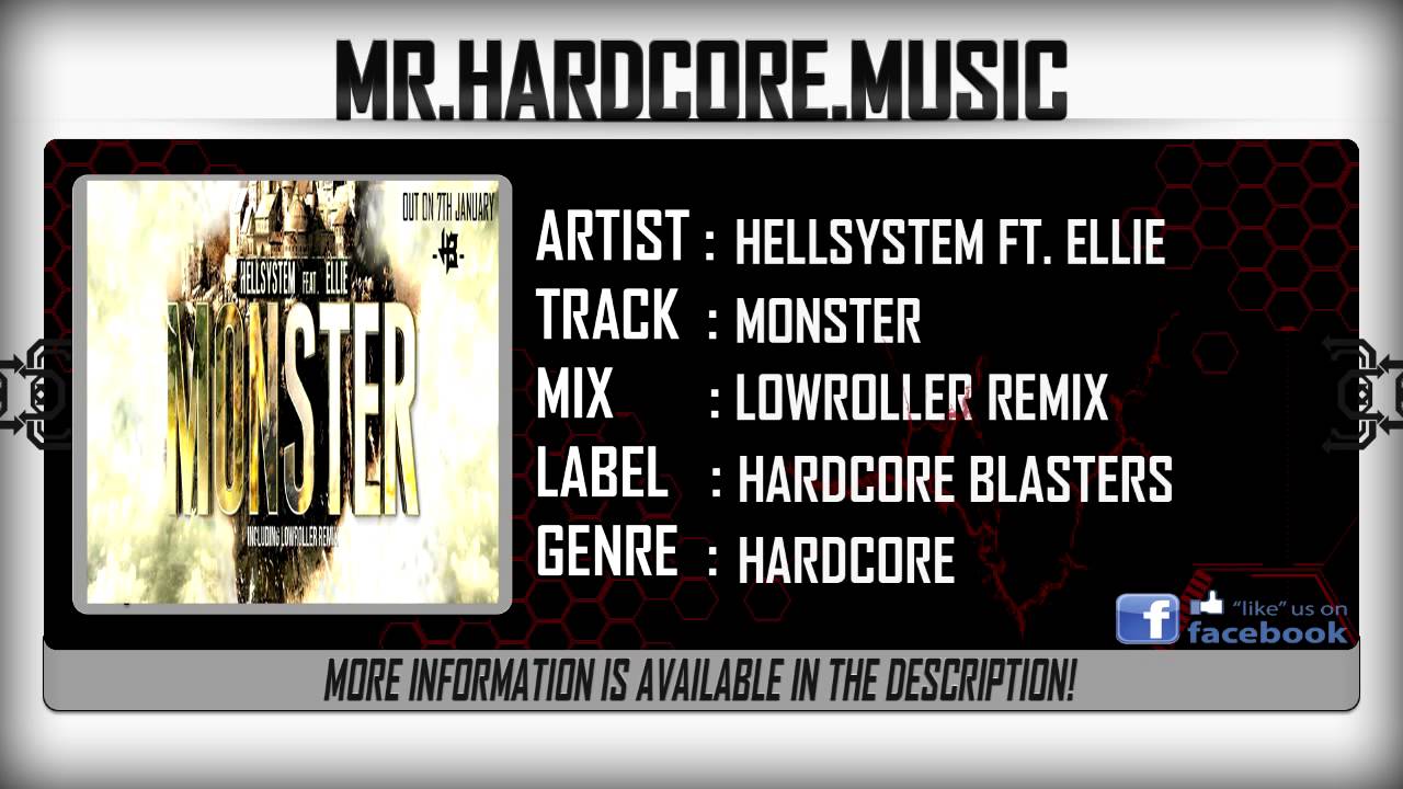 Hellsystem ft. Ellie - Monster (Lowroller Remix) (FULL) [HQ|HD] - YouTube
