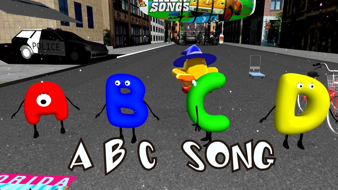 Cartoon ABC Song | Alphabets Song | Kids Songs | Car Songs | Cartoon ...