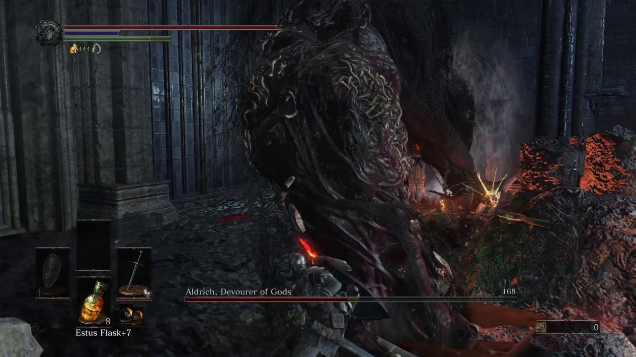 DARK SOULS™ III - Aldrich, Devourer of Gods - YouTube