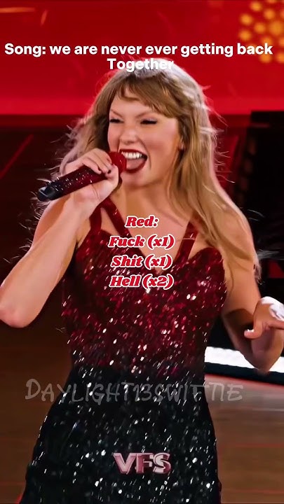 How many curse words are there in each Taylor Swift album? | DaylightSwiftie #erastour #taylor # ...