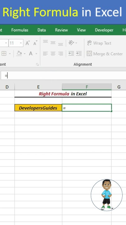 Excel Job Interview Question Right Formula In Excel Excel Microsoftexcel Exceltips