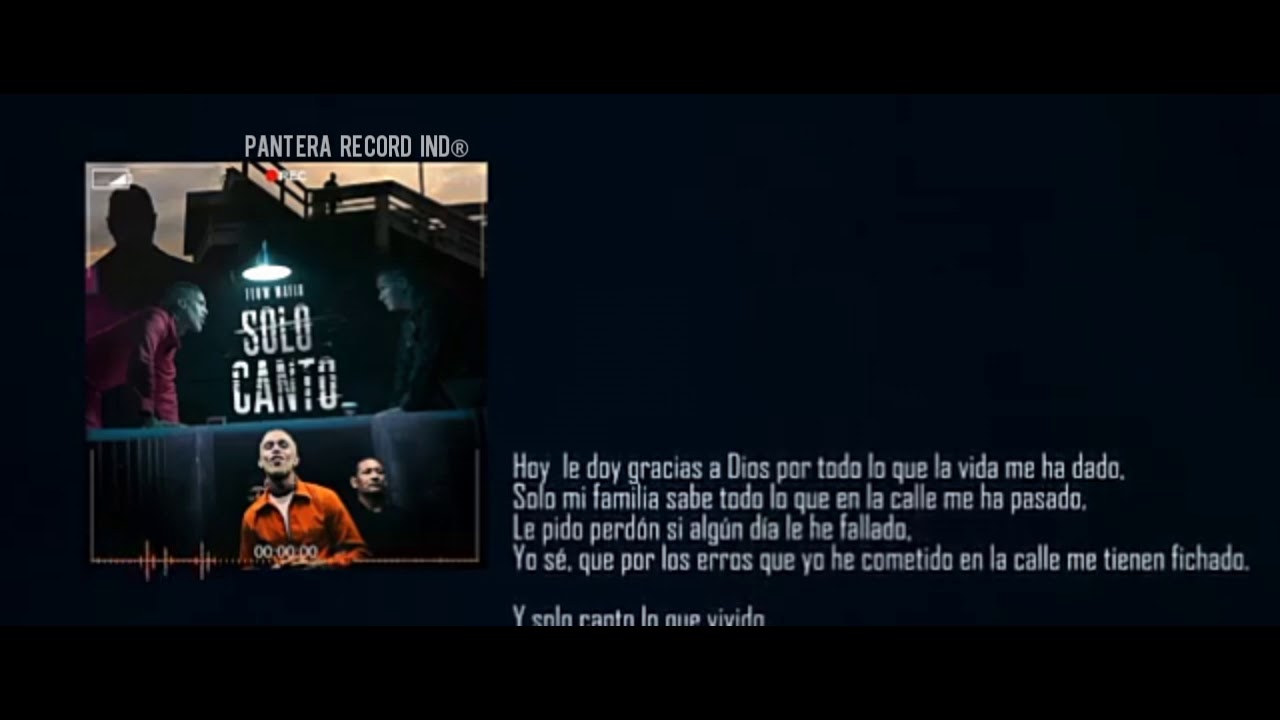 Flow Mafia - Solo Canto (Vídeo Liryc) Letra - YouTube