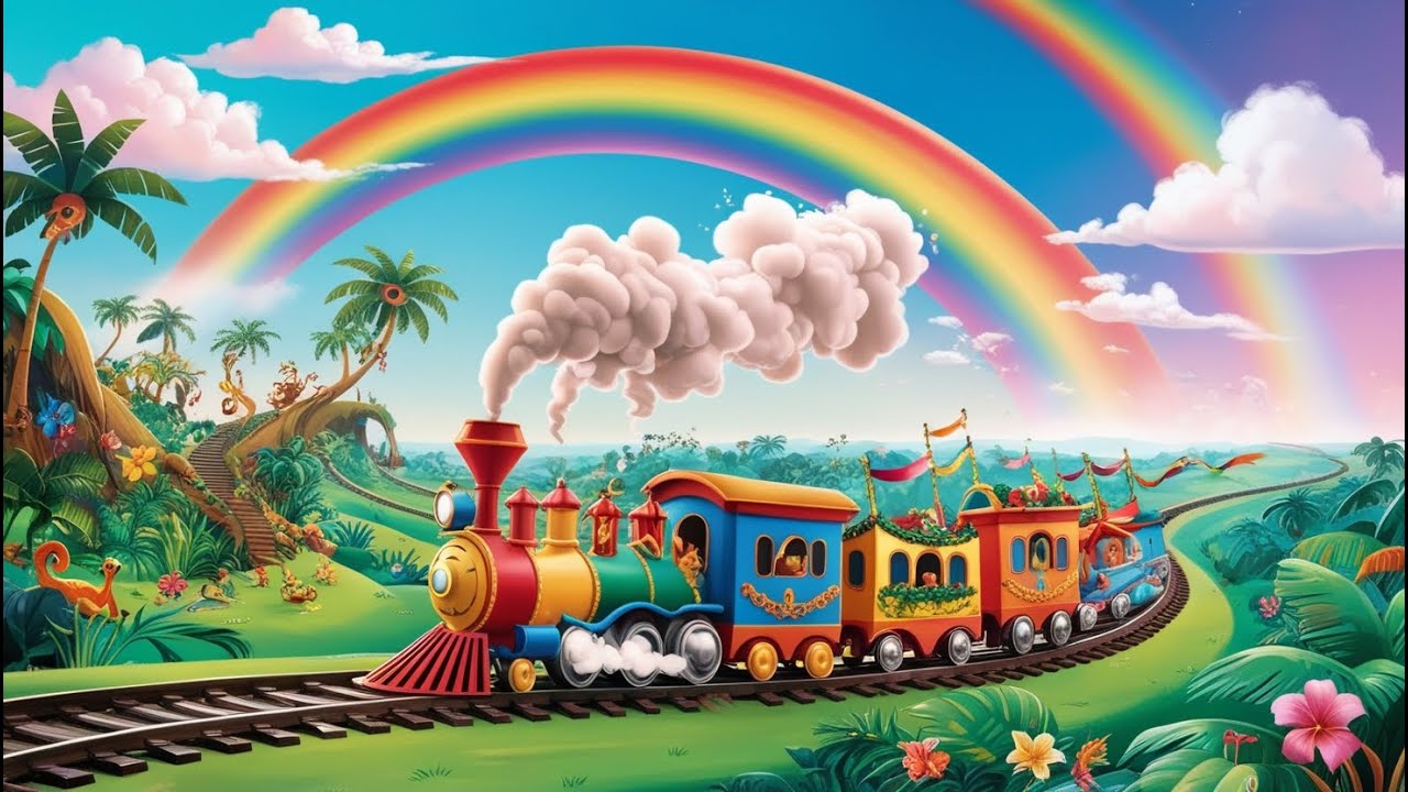 Choo Choo World Train | Train Song | Kid Focus Songs - YouTube