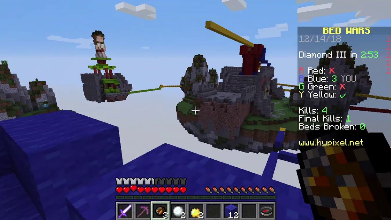 Minecraft | Hypixel | BedWars | Pop-Up Tower GLITCH - YouTube