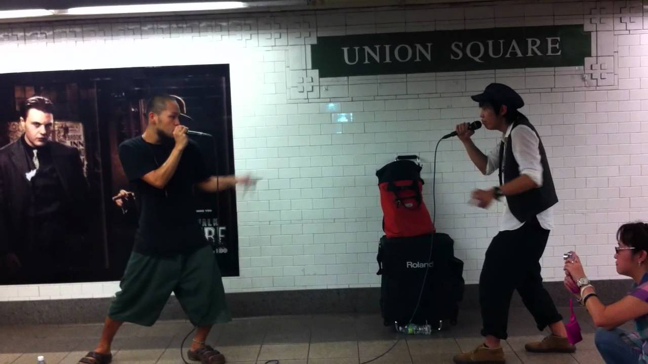 Subway Beat Boxing - Solos and Duet - YouTube