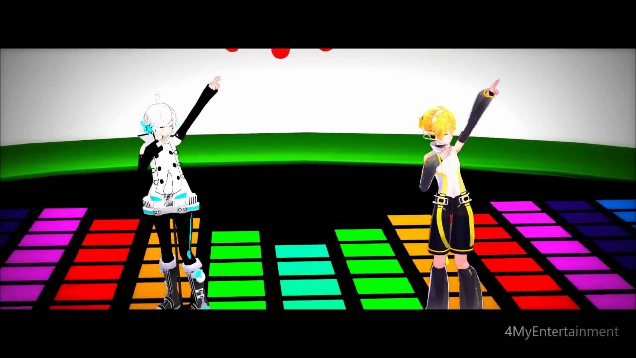『MMD』WAVE | Piko Utatane and Len Kagamine 『1080p HD』 - YouTube
