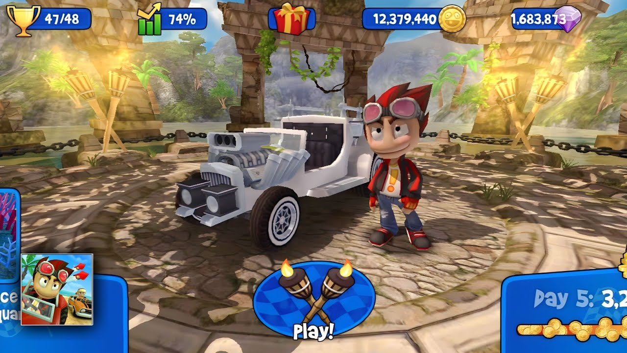 Daily challenge Day 5 BB Racing (IOS/Android) Gameplay Walkthrough ...
