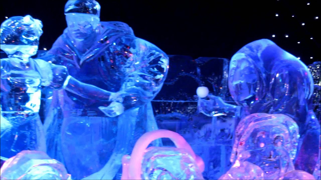 Disney ice sculpture.wmv - YouTube