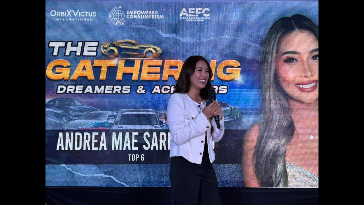 Andrea Mae Sarmiento at The gathering of Dreamers Antipolo - YouTube