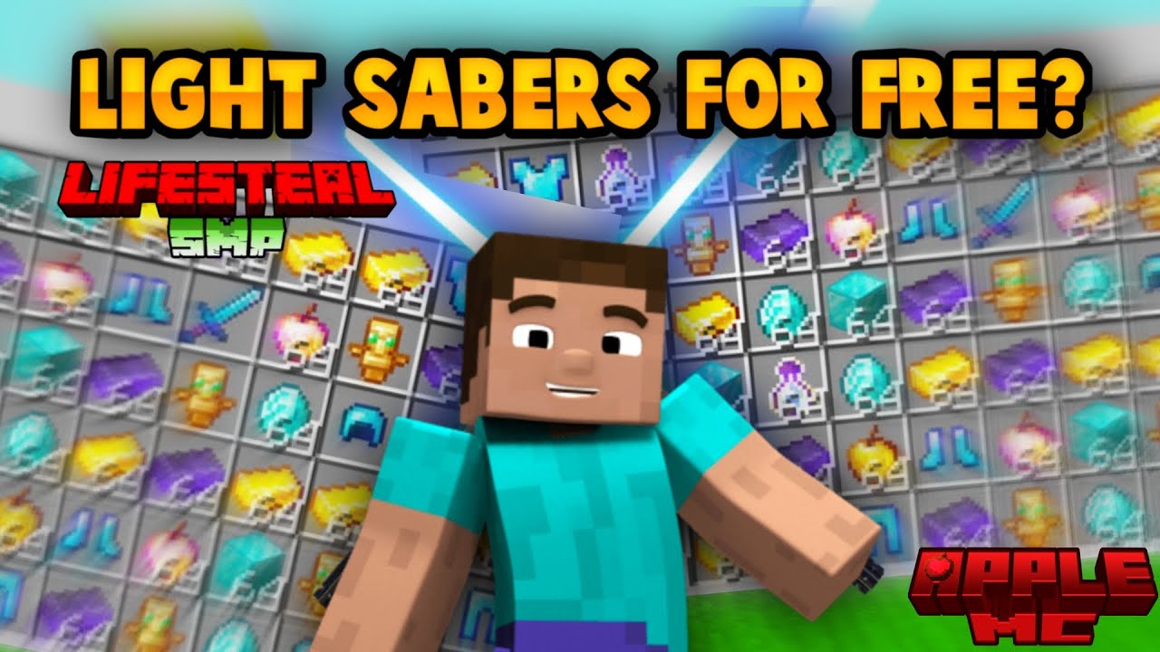 How To Get Light Sabers For FREE In Apple MC 😱 - YouTube