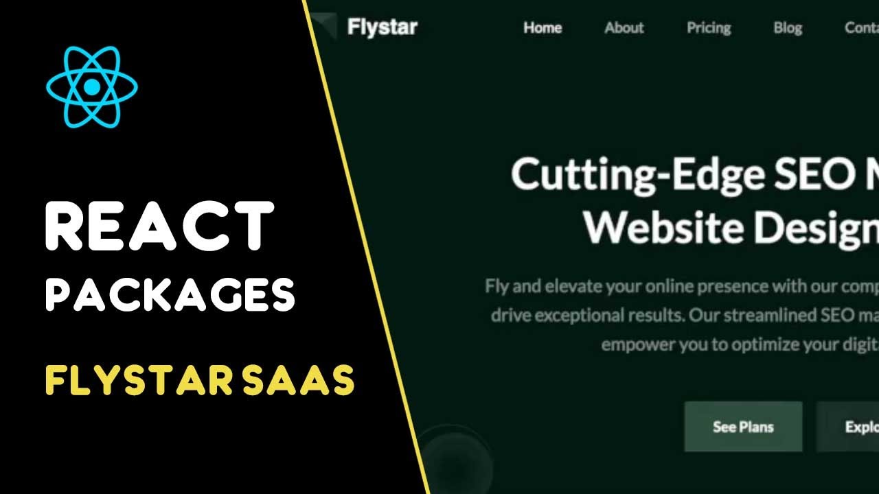 Flystar SaaS: A modern SaaS website built using Next.js and Tailwind CSS - YouTube