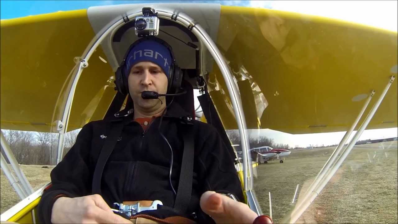 Kolb Firefly Maiden Flight with Pilot Audio & 3 Camera Angles - YouTube