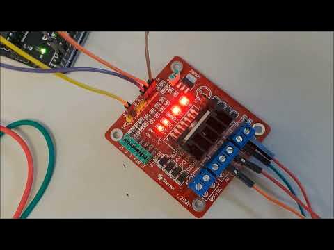 Control de Motor DC mediante puente H módulo L298N con Arduino y Simulink - YouTube