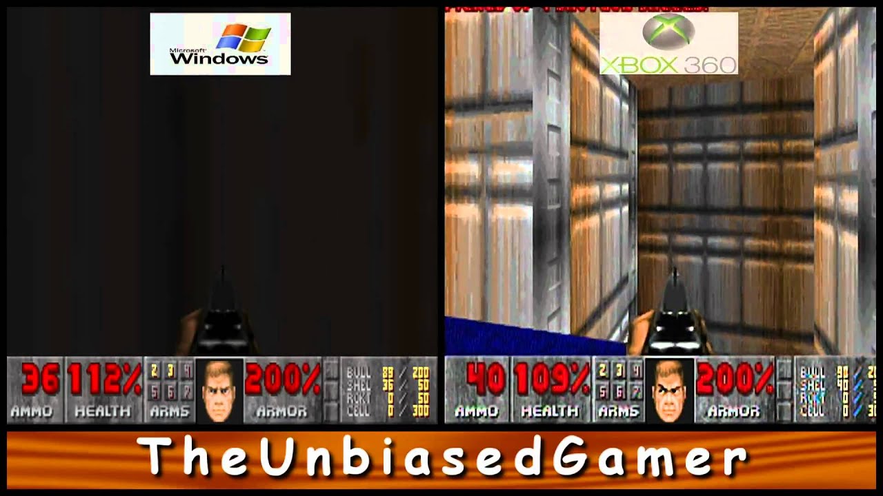 Doom 1- Pc XBLA comparison - YouTube