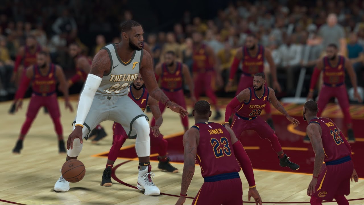 One GIANT LeBron James Vs Fifteen TINY LeBron James! NBA 2K18 Challenge! - YouTube