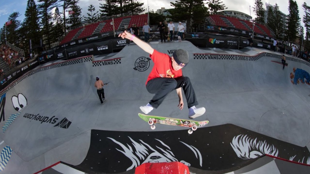 CJ COLLINS -VANS PARK SERIES qualifier // Manly, Australia - YouTube
