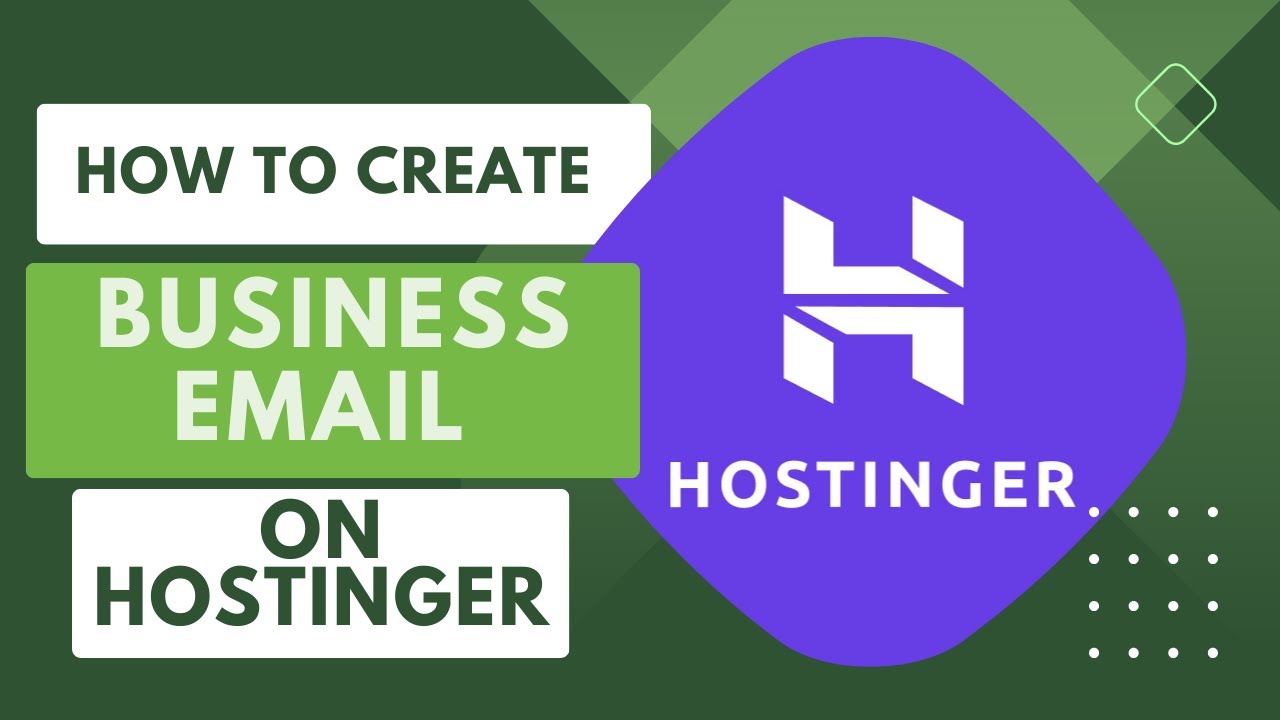 How to Create Business Email on Hostinger Shared Hosting using hPanel @RockingSupport - YouTube
