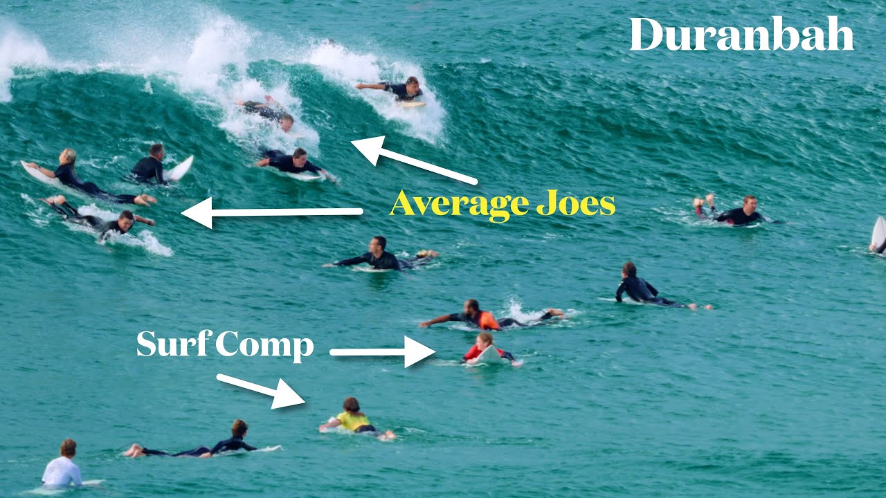 Surf Comp at One of the most Crowded beaches - Dbah - YouTube