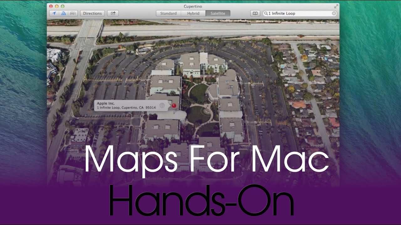 In-Depth Look At Maps For Mac In OS X Mavericks - YouTube
