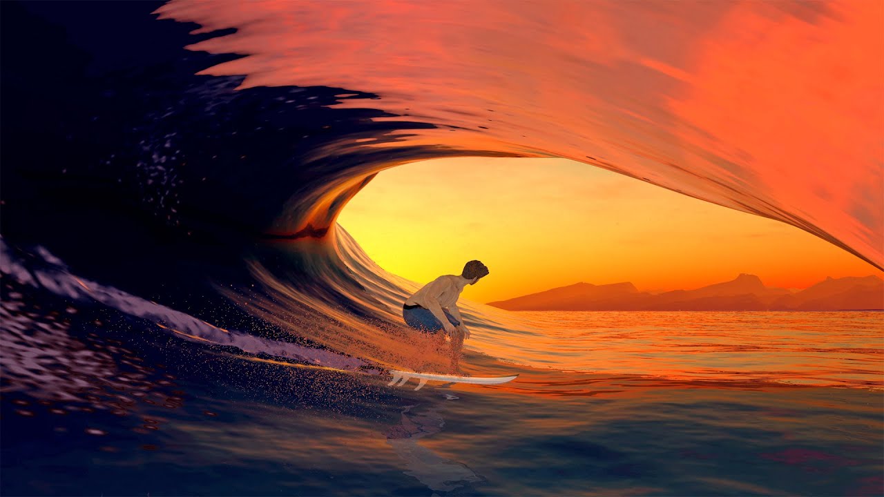 "Virtual Surfing" Video Game Gets PS5 Release - YouTube