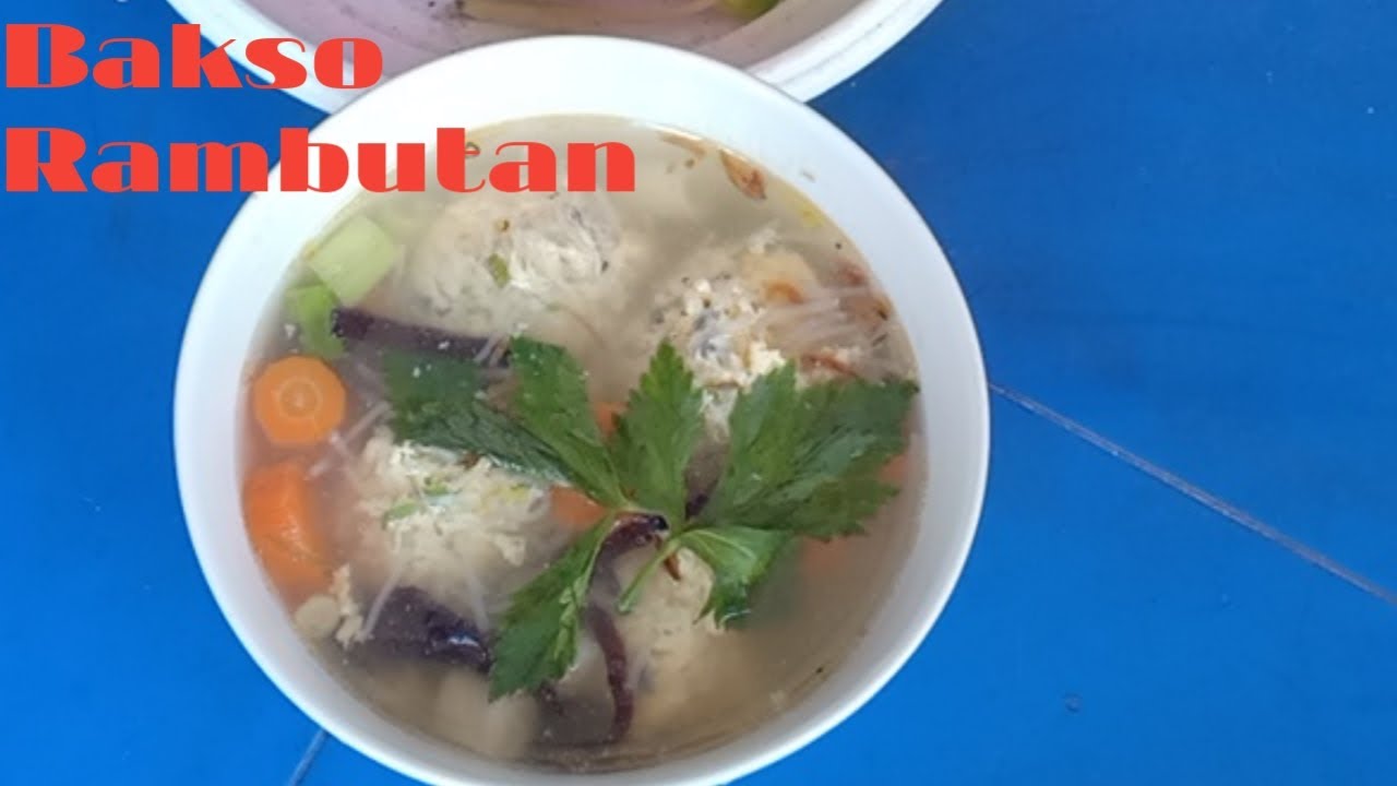 Resep Bakso Rambutan | Vlog sehari hari - YouTube