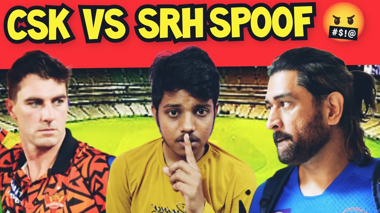 CSK vs SRH 😈 | RCB helps CSK to qualify 🤯 | 2024 IPL Spoof 🤬💯🔥 - YouTube