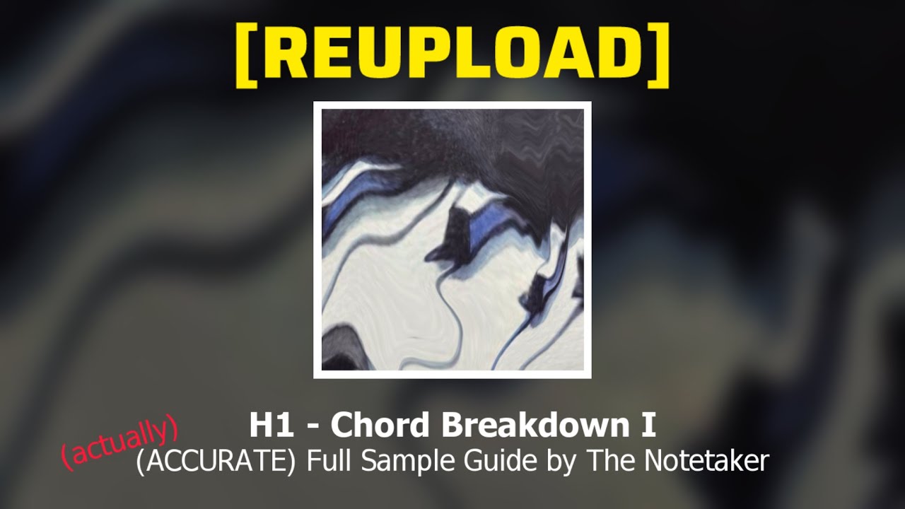 [REUPLOAD] Piano At The Fine Of Tempo (Measure 4): H1 - Chord Breakdown ...