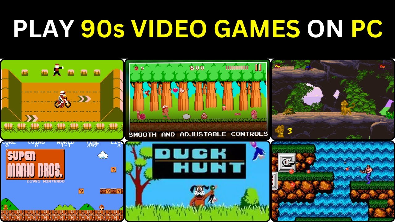 🎮 Relive the 90s: Play Classic Video Games on PC! 🎮 || IT WALA - YouTube