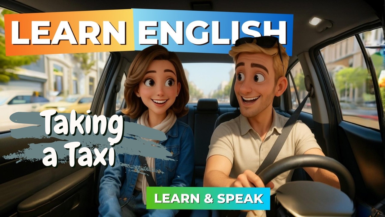 Taking a Taxi | Improve your English | English Listening Skills ...