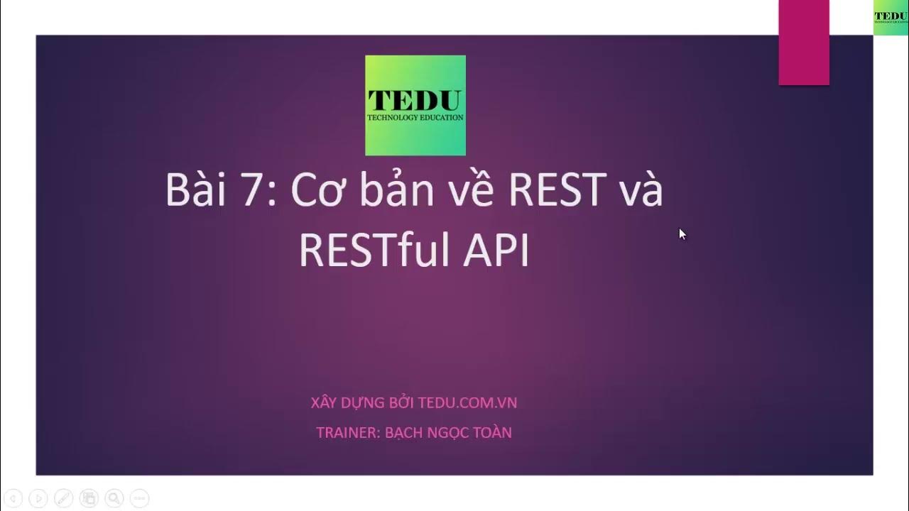 7. Lý thuyết về REST và RESTful API - Thiết kế RESTful API với ASP.NET Core và Dapper ORM | TEDU ...