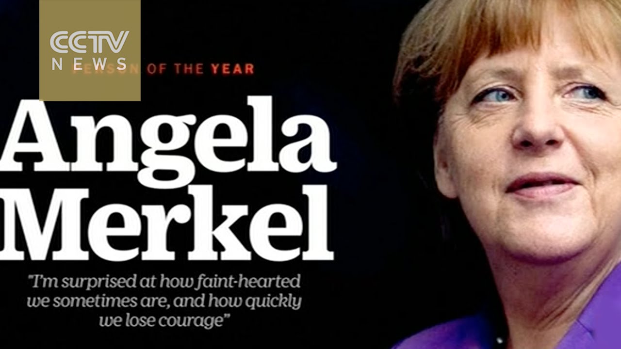 Time magazine honors Angela Merkel as 2015 "Person of the Year" - YouTube
