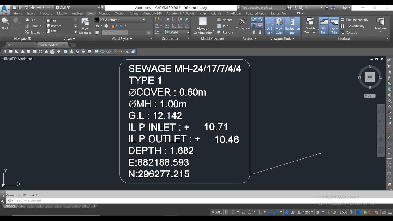 CREATE LABEL IN CIVIL3D - YouTube