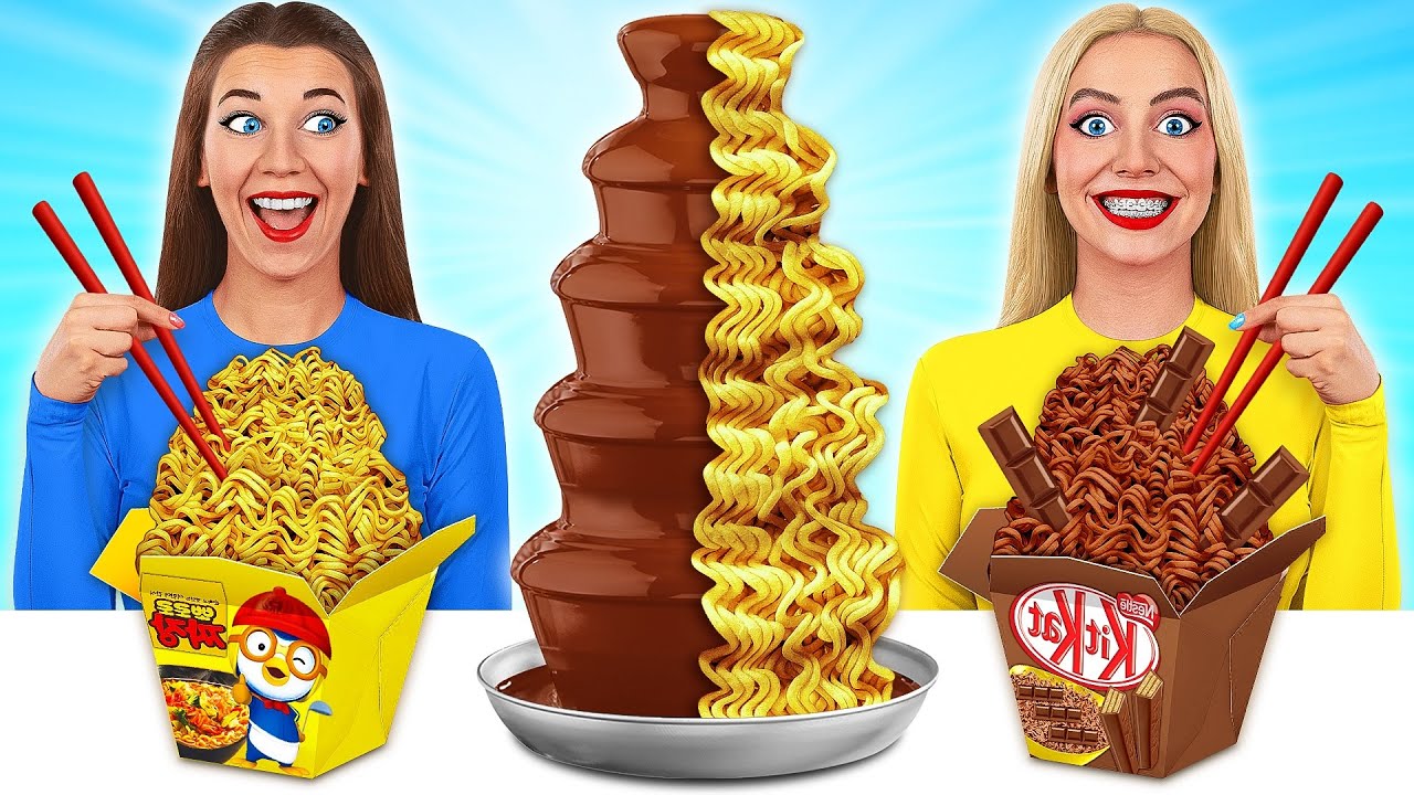 केक सजा चुनौती | महाकाव्य भोजन लड़ाई Multi DO Fun Challenge - YouTube