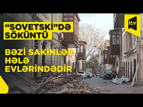 “Sovetski”də yenidənqurma davam edir – bəzi sakinlər hələ evlərindədir