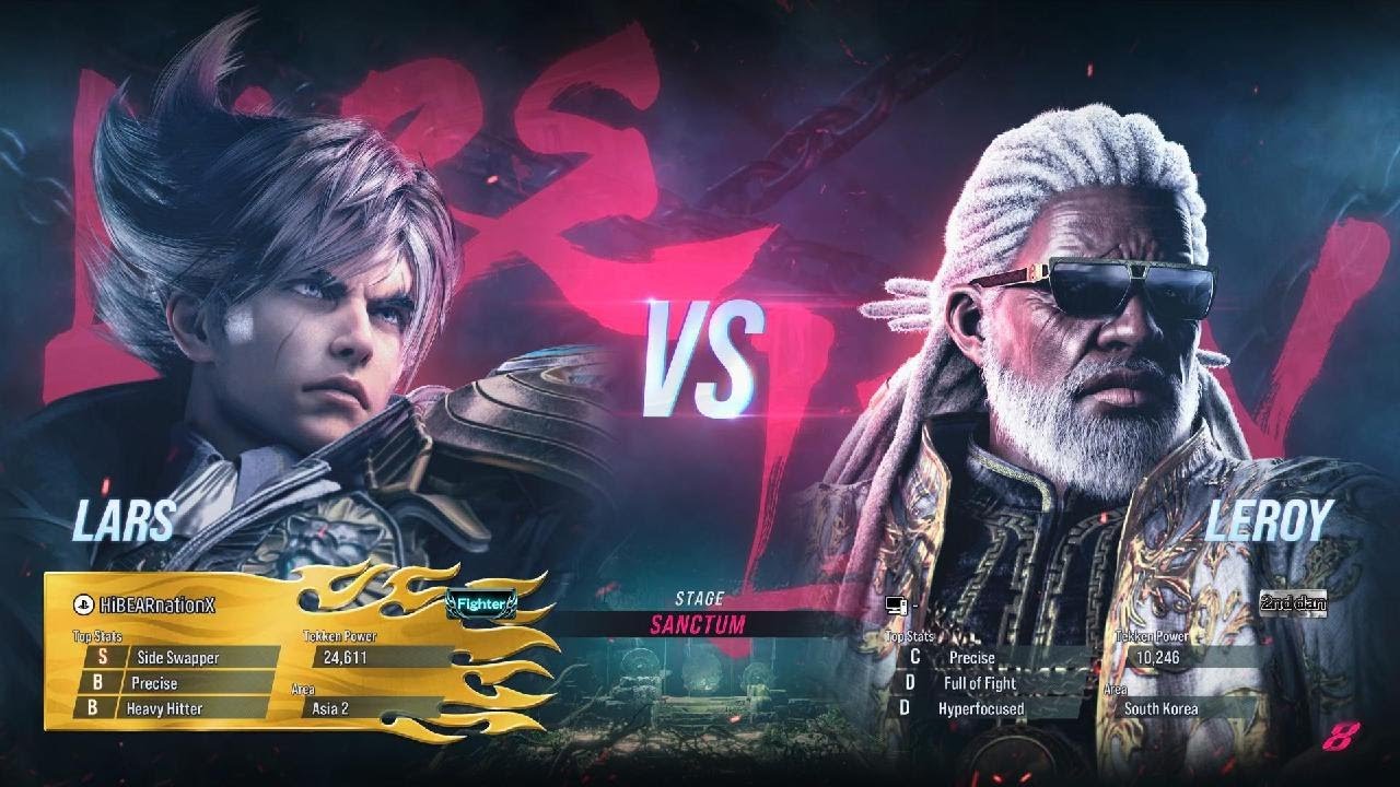 TEKKEN8 - Closed Beta Test Lars vs Leroy - YouTube