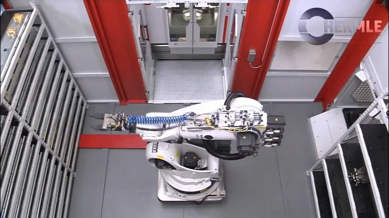 Hermle Robotersystem RS2 - robot system RS 2 - YouTube