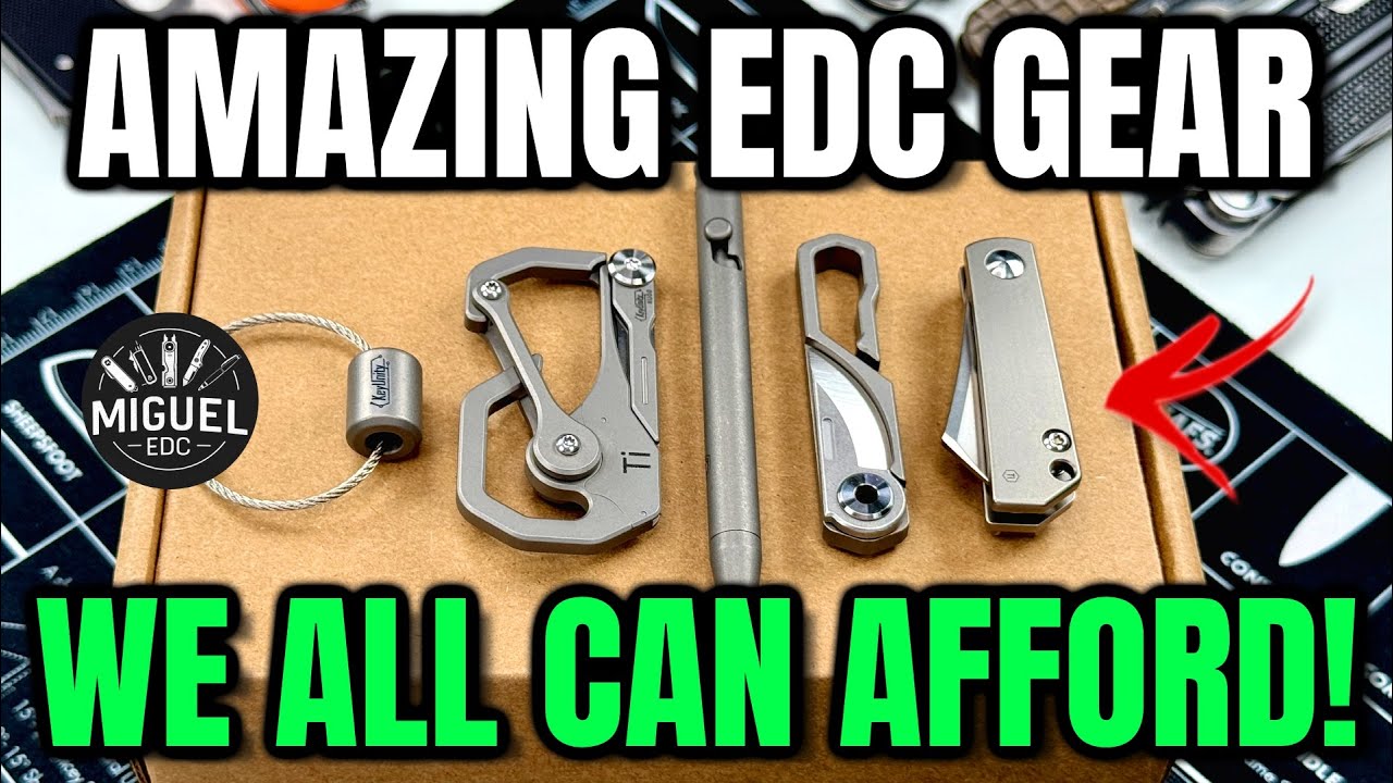 Spice Up Your EDC Game With This Affordable Gear! - KeyUnity KU00 Carabiner and KP00 Bolt Action ...
