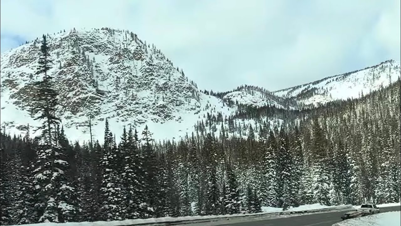Paisajes con mucha nieve en las montañas de colorado - YouTube