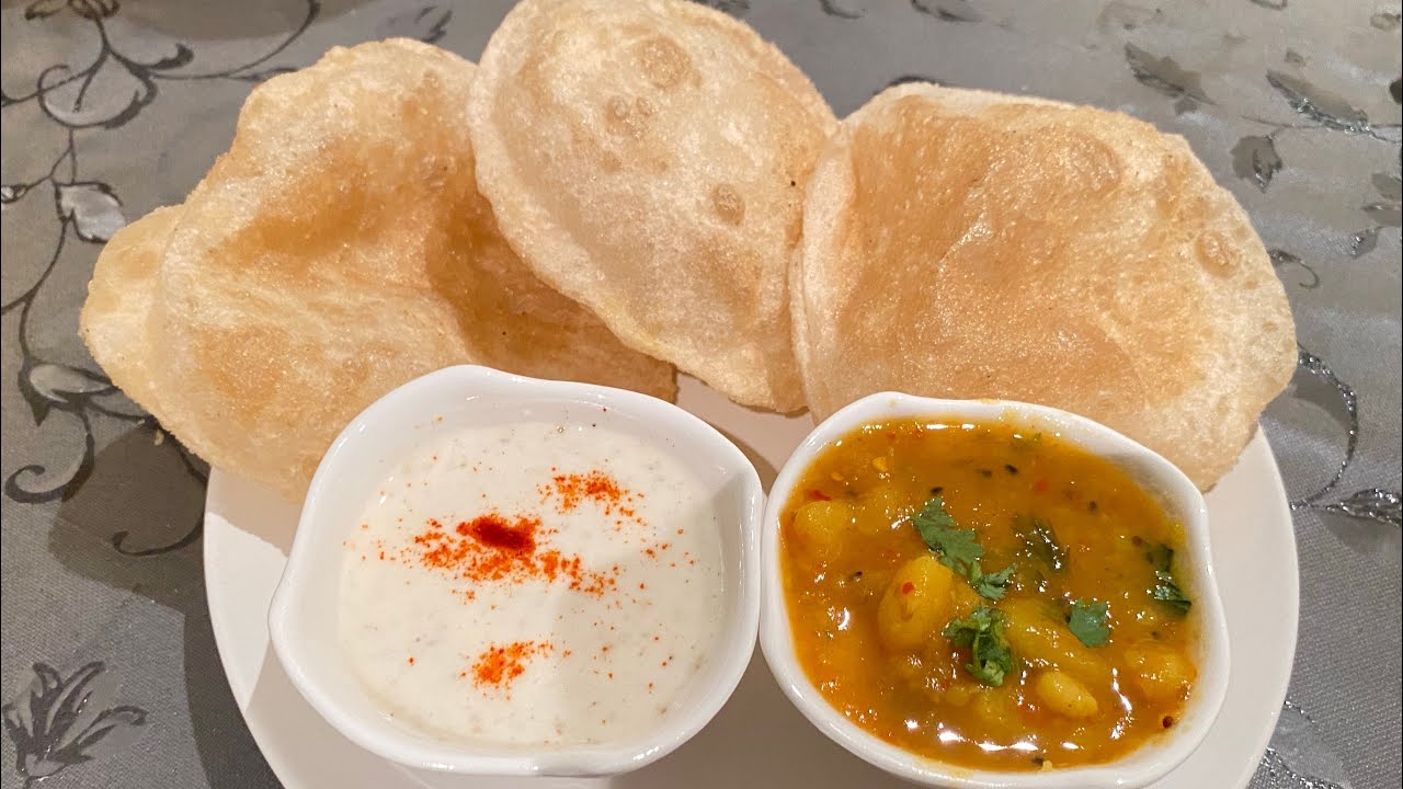 Perfect Puri Recipe With Aloo Bhaji | Maham’s kitchen - YouTube