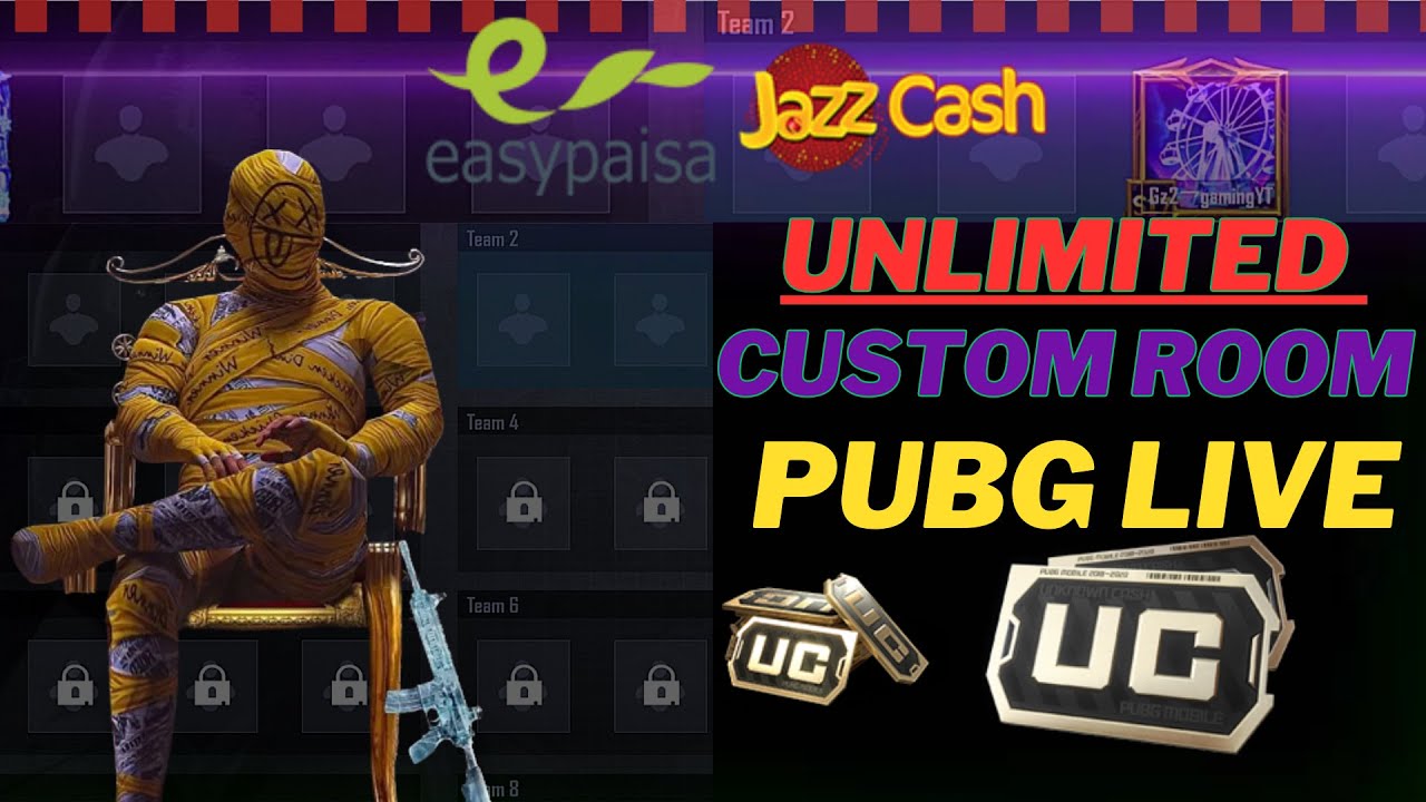 pubg mobile live custom rooms |live custom room pubg mobile | pubg ...