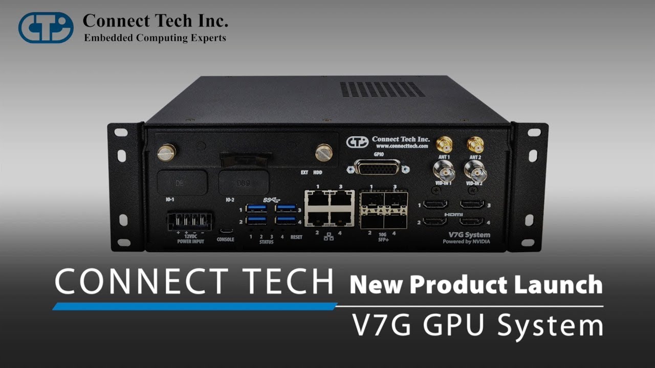 Connect Tech Introduces V7G GPU System - YouTube