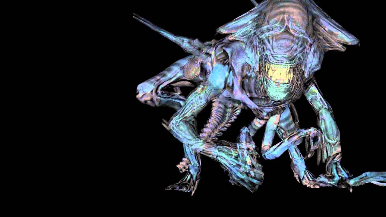 Xeno Queen Render - front view - YouTube