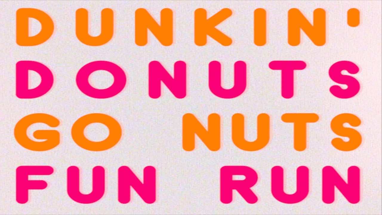 Dunkin' Donuts Go Nuts Fun Run - YouTube