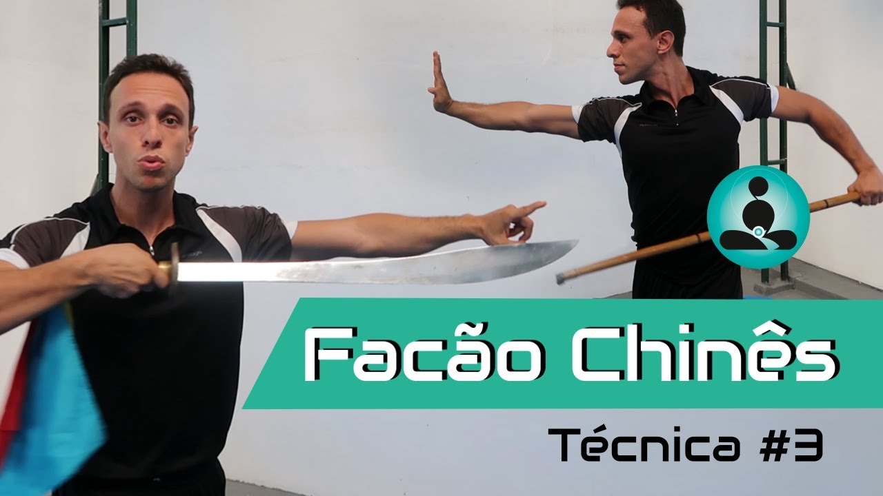 FACÃO CHINÊS | DAOSHU - Técnica #3 | COMBO #1 | USANDO BASTÃO CURTO - YouTube