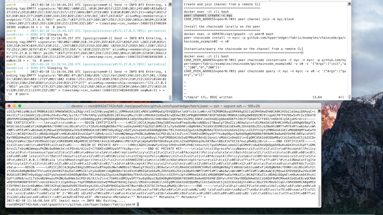 V1 Chaincode install and instantiate - YouTube