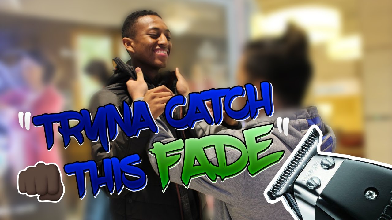 'YOU TRYNNA CATCH THIS FADE?' PRANK AT GHETTO MALL - YouTube