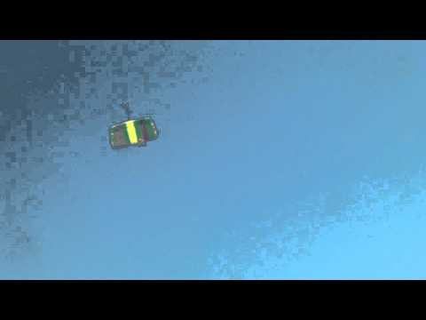 Skydivers at Burning Man