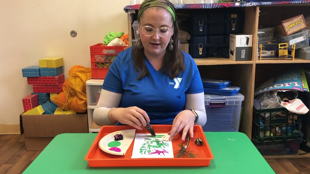 Nature Painting | STEAM Activities for Children | YMCA Environmental ...